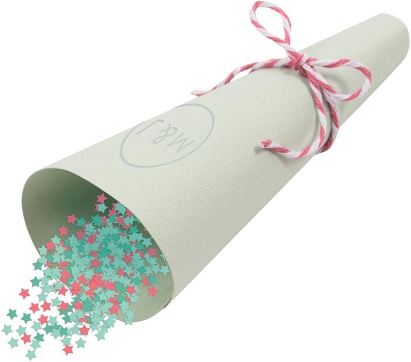 Fiskars Medium Lever Punch, Circle, Plastic, White/Orange(Stars) - Fiskars