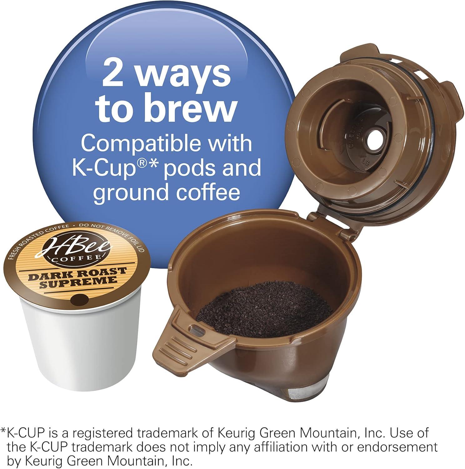 Hamilton Beach 49900 FlexBrew Single-Serve Coffee Maker Compatible with ...