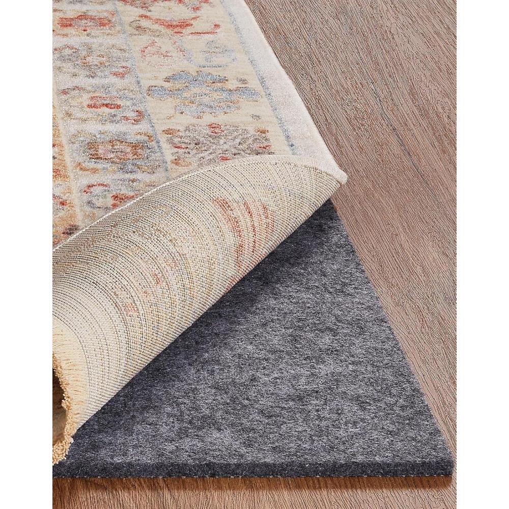 Veken Non Slip Cushioned Rug Pad Gripper 8 x 10 Ft, Felt and Silicone ...