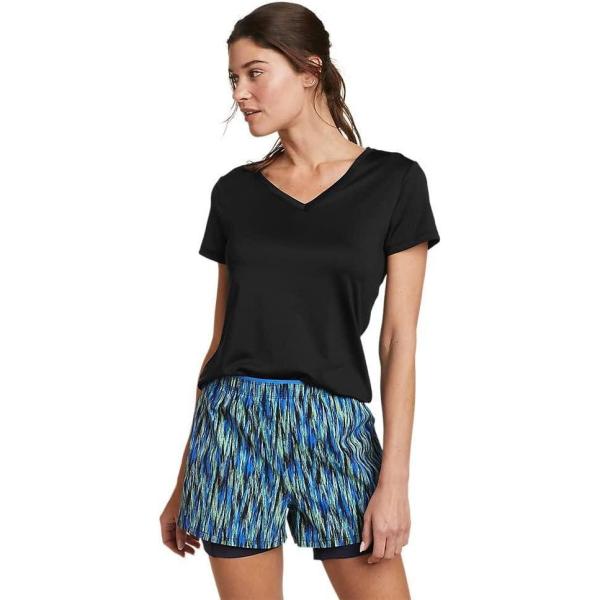 Eddie Bauer Women’s Resolution Stretch Short-Sleeve V-Neck T-Shirt ...